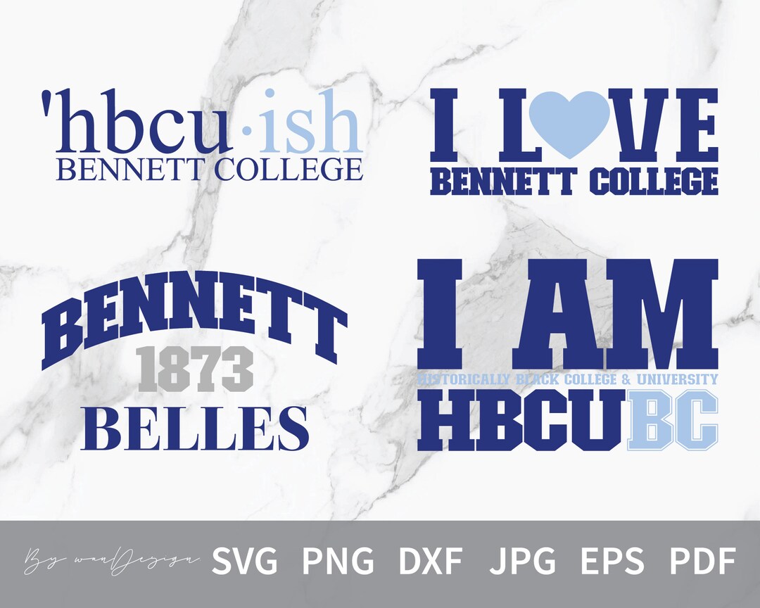Bennett College Belles SVG Bundle, HBCU Cut Files (digital Download) - Etsy