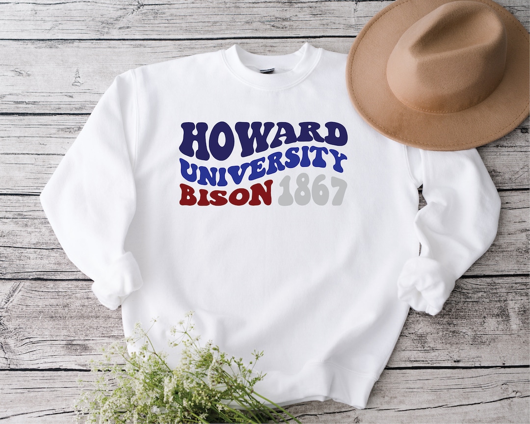 Howard University Bison 1867 SVG , Howard Wave Svg , Howard HBCU SVG ...