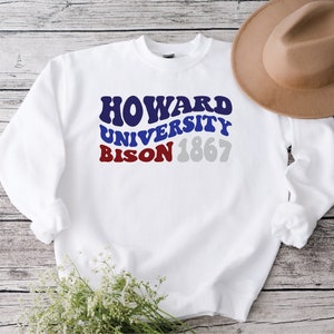 Howard University Bison 1867 SVG , Howard Wave Svg , Howard HBCU SVG ...