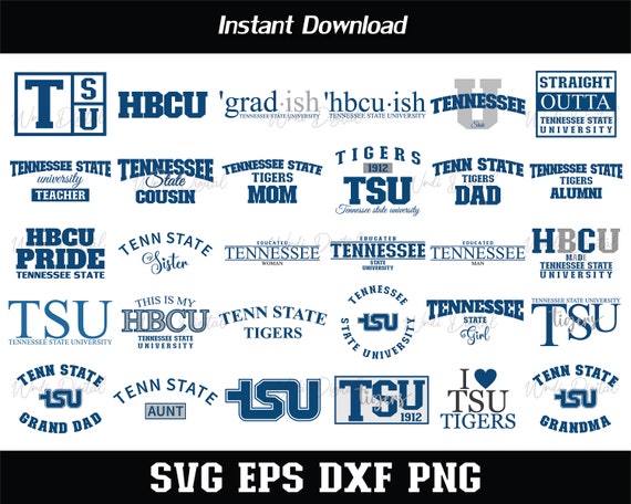 Hbcu-ish Tennessee State University Svg HBCU Bundle Svg - Etsy