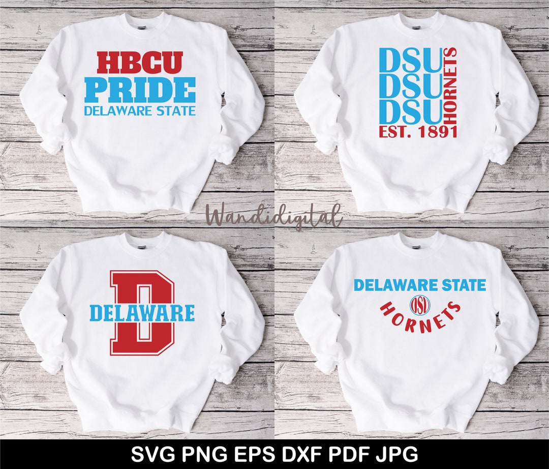 Hbcu Pride Delaware State Svg , HBCU Bundle Svg , Delaware State ...