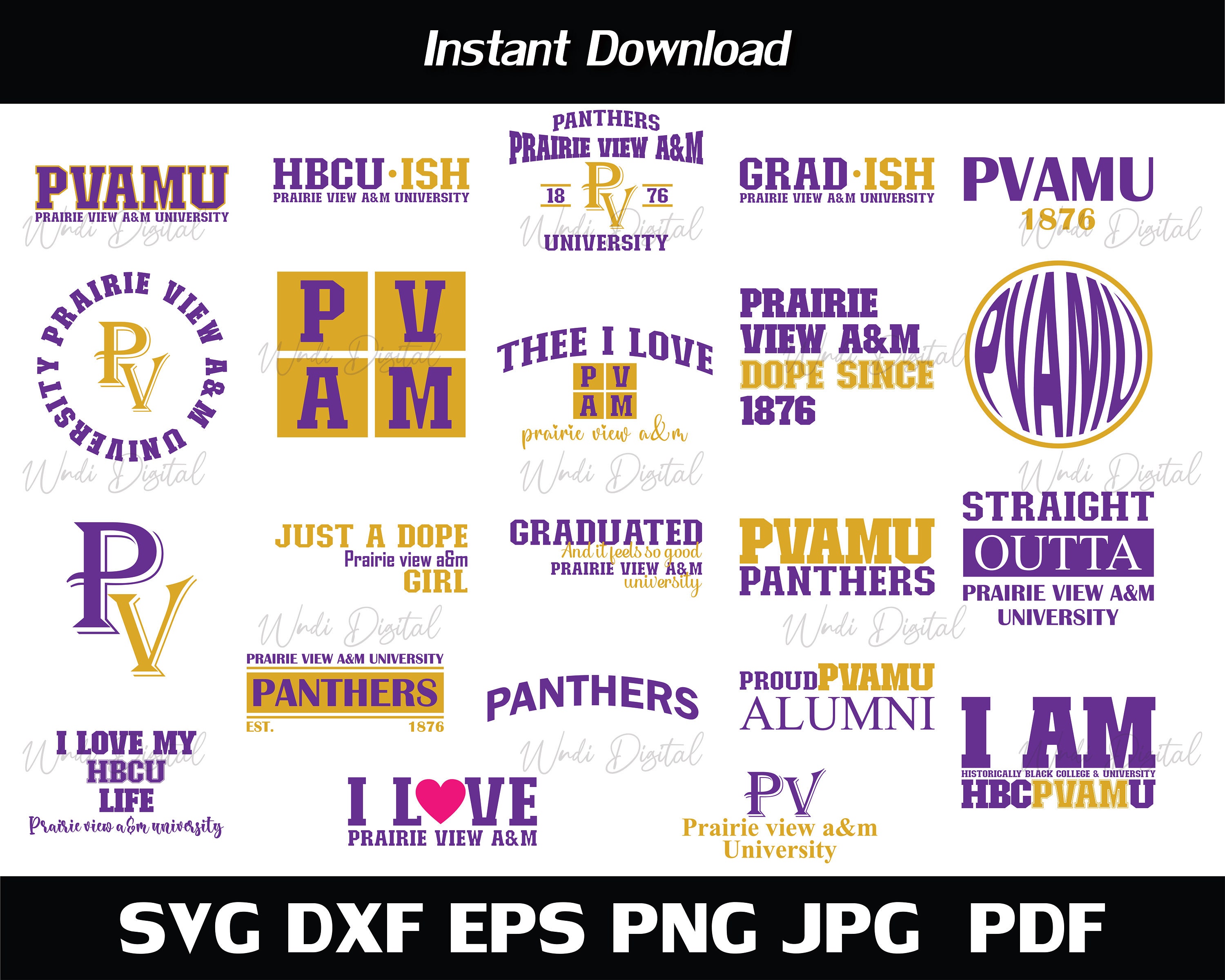 Hbcu-ish Prairie View A&M University Svg , HBCU Bundle Svg , PVAMU DOPE ...