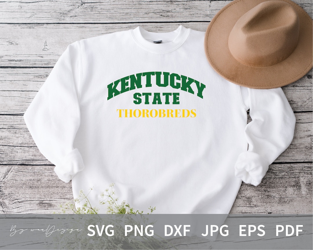 Kentucky State University Thorobreds Svg , Kentucky State Hbcu Svg Cut ...