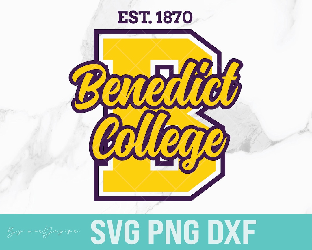 Benedict College 1870 Svg, B Logo, Benedict TIGERS, Benedict HBCU Svg ...