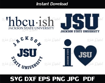 Jackson State Svg | Etsy