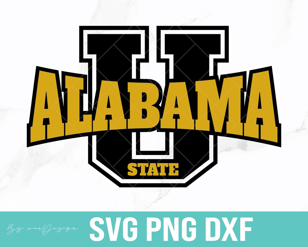 Alabama State University Svg, Hbcu Svg, ASU Svg, Alabama State Hornets ...