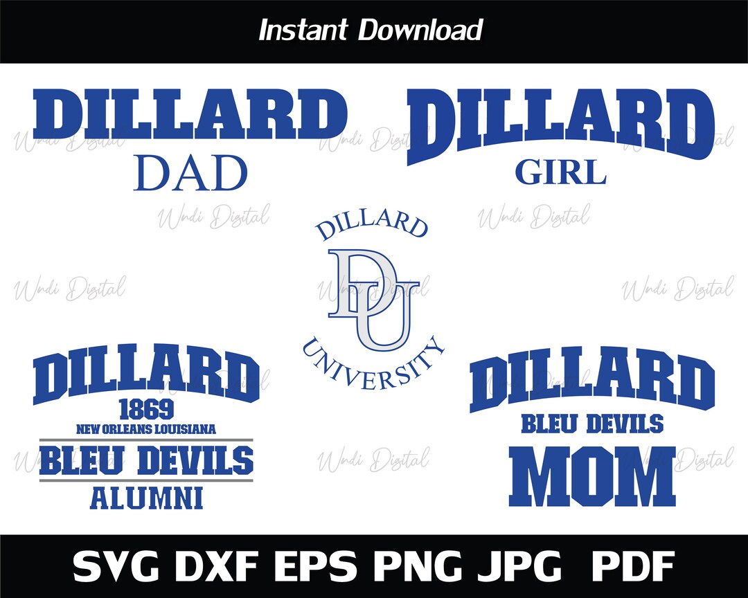 Dillard University SVG, Alumni, Mom, Dad, Girl Cut Files (digital ...