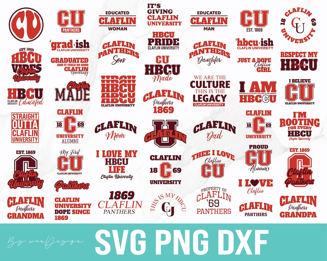 Claflin University SVG Bundle, HBCU Panthers (digital Files) - Etsy