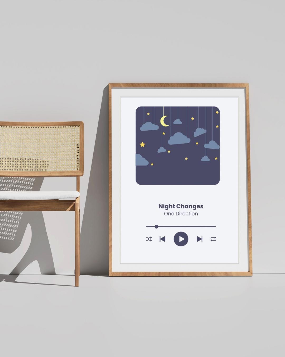 One Direction (1D), Night Changes Lyrics, Four Album, Wall Art (digital ...