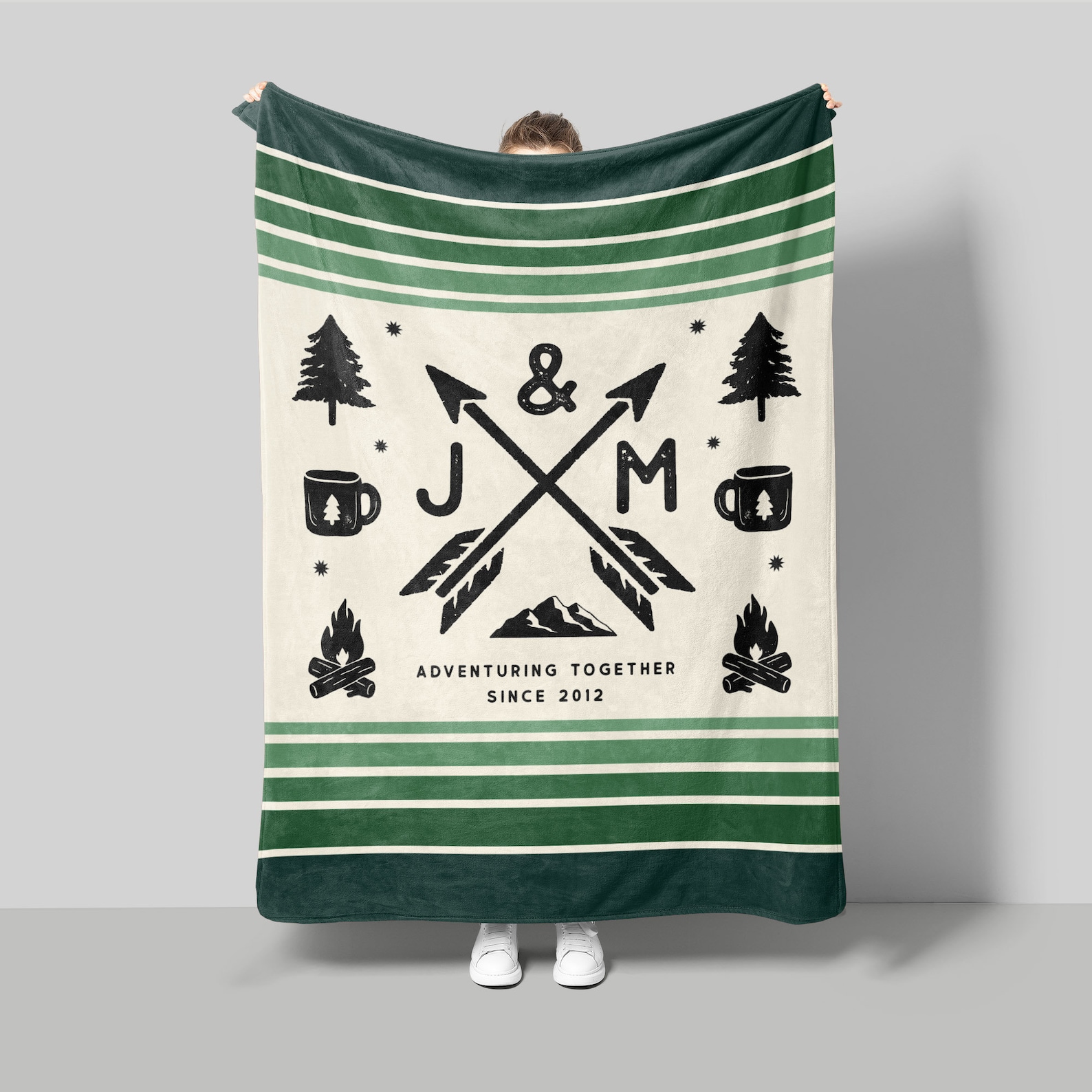 Custom Fleece Blanket Personalized Blanket With Couples - Etsy