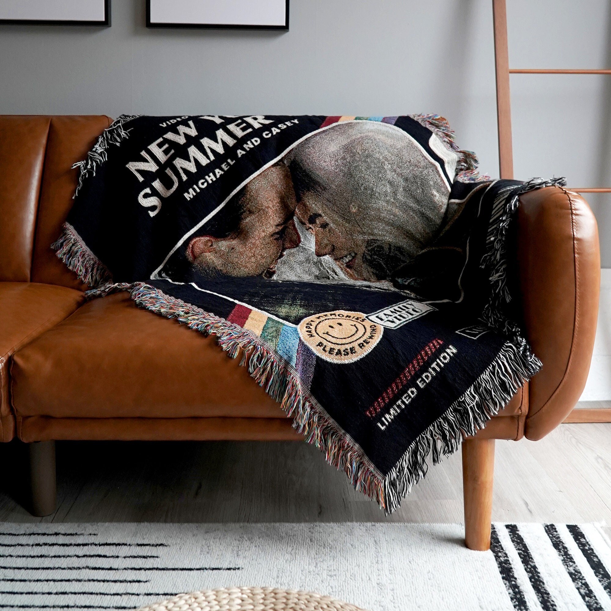 Custom Vhs Tape Cover With Personalized Title and Photo Woven - Etsy