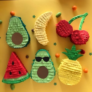 Fruit Mini Pinata: Tutti Frutti Party Favors, Luau Theme - Etsy