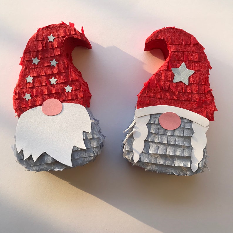 Christmas Gnome Mini Pinata - Etsy