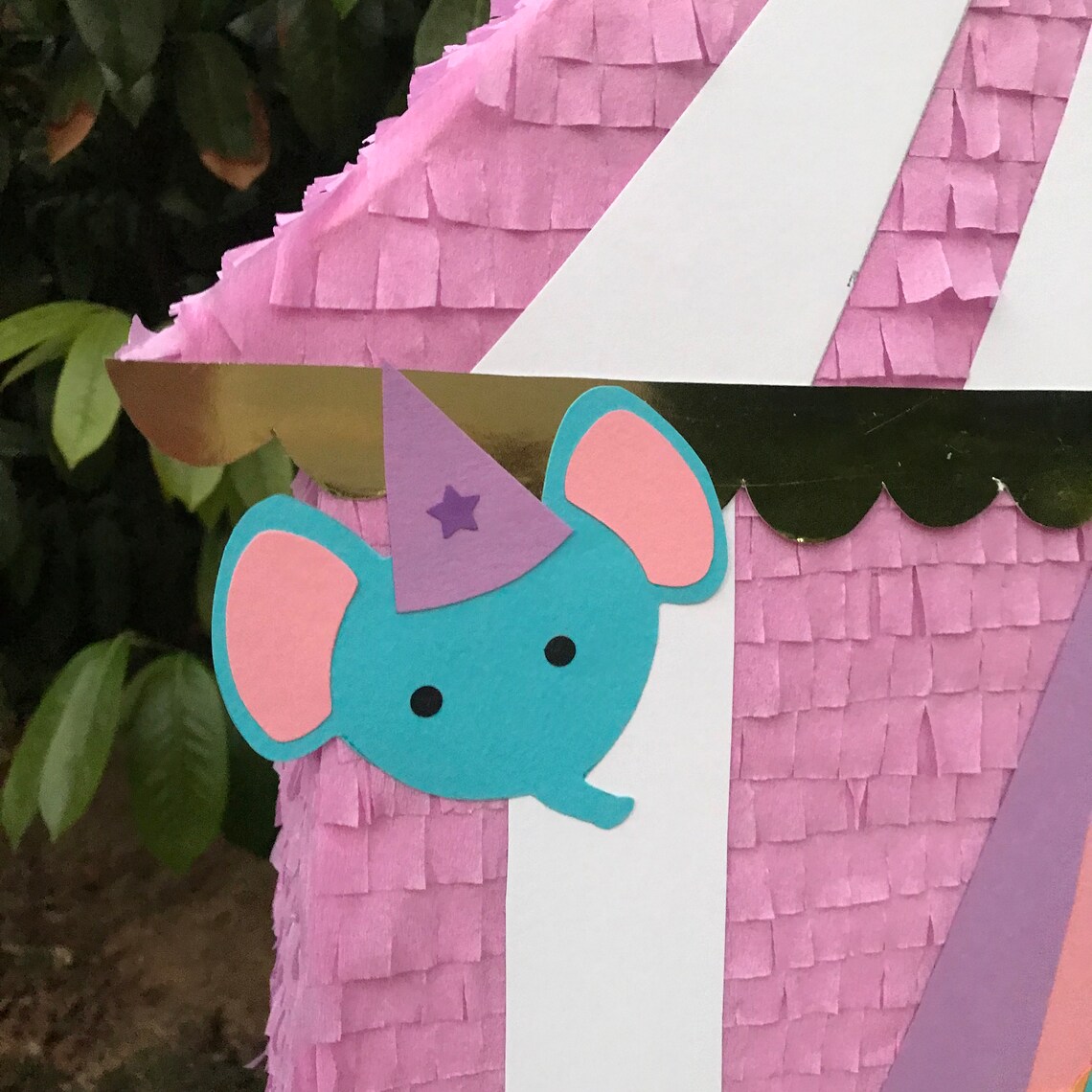 Pastel Circus Pinata With Carnival Animals - Etsy