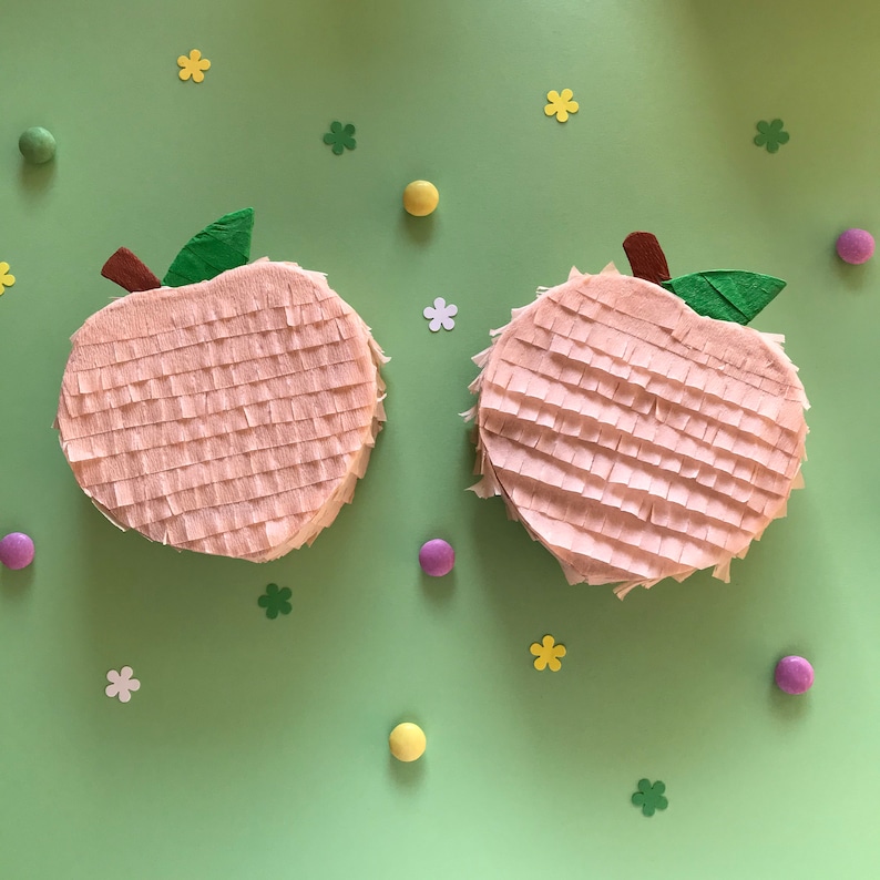 Peach Mini Pinata Fruit Mini Pinata Sweet Peach Birthday - Etsy Canada