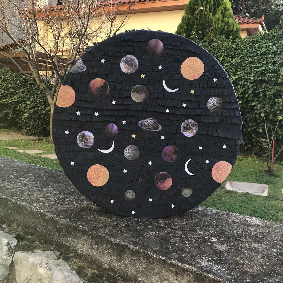 Space Pinata, Space Centerpiece, Outer Space Decoration - Etsy