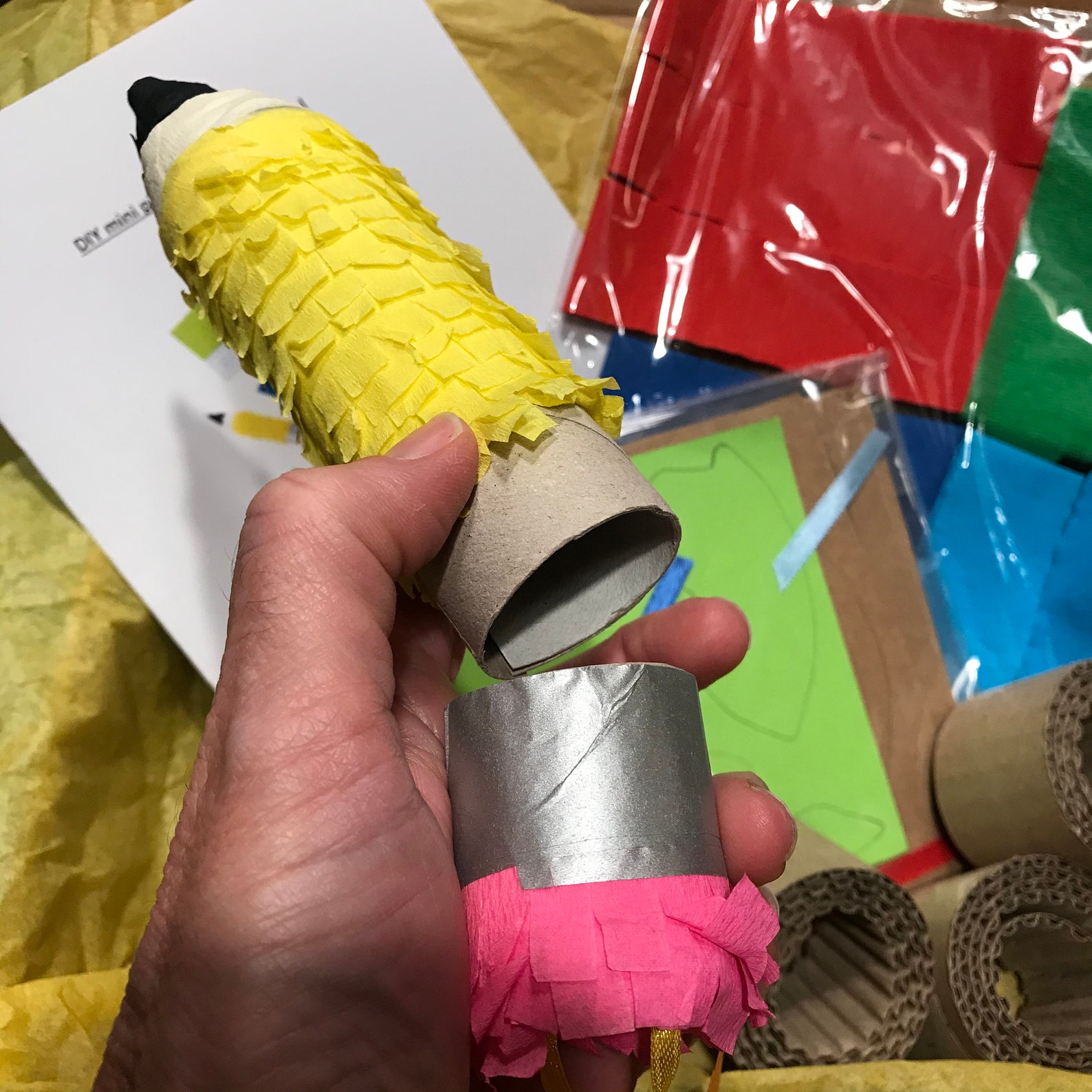 DIY Back to School Craft Box DIY Mini Pinata Kit Make Your - Etsy