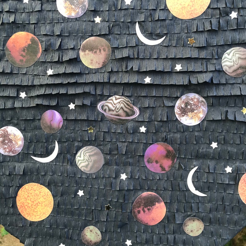 Space Pinata, Space Centerpiece, Outer Space Decoration - Etsy