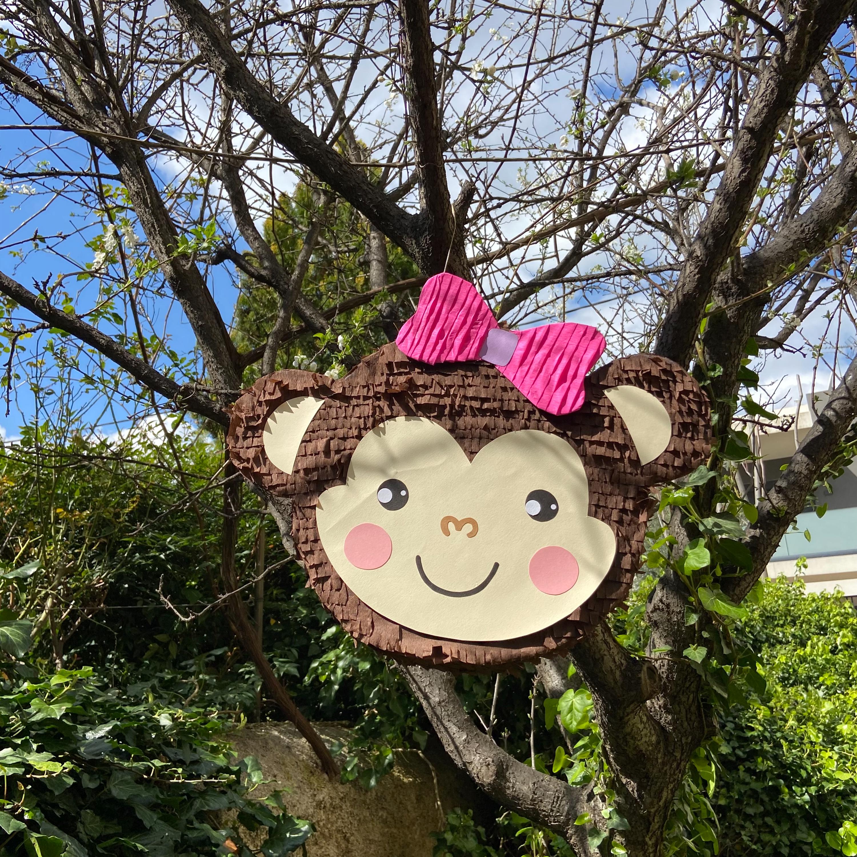 Cute Monkey Pinata, Monkey Birthday Centerpiece - Etsy