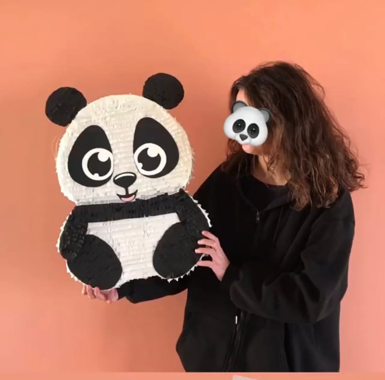Panda Bear Pinata, Animal Pinata, Panda Decoration - Etsy