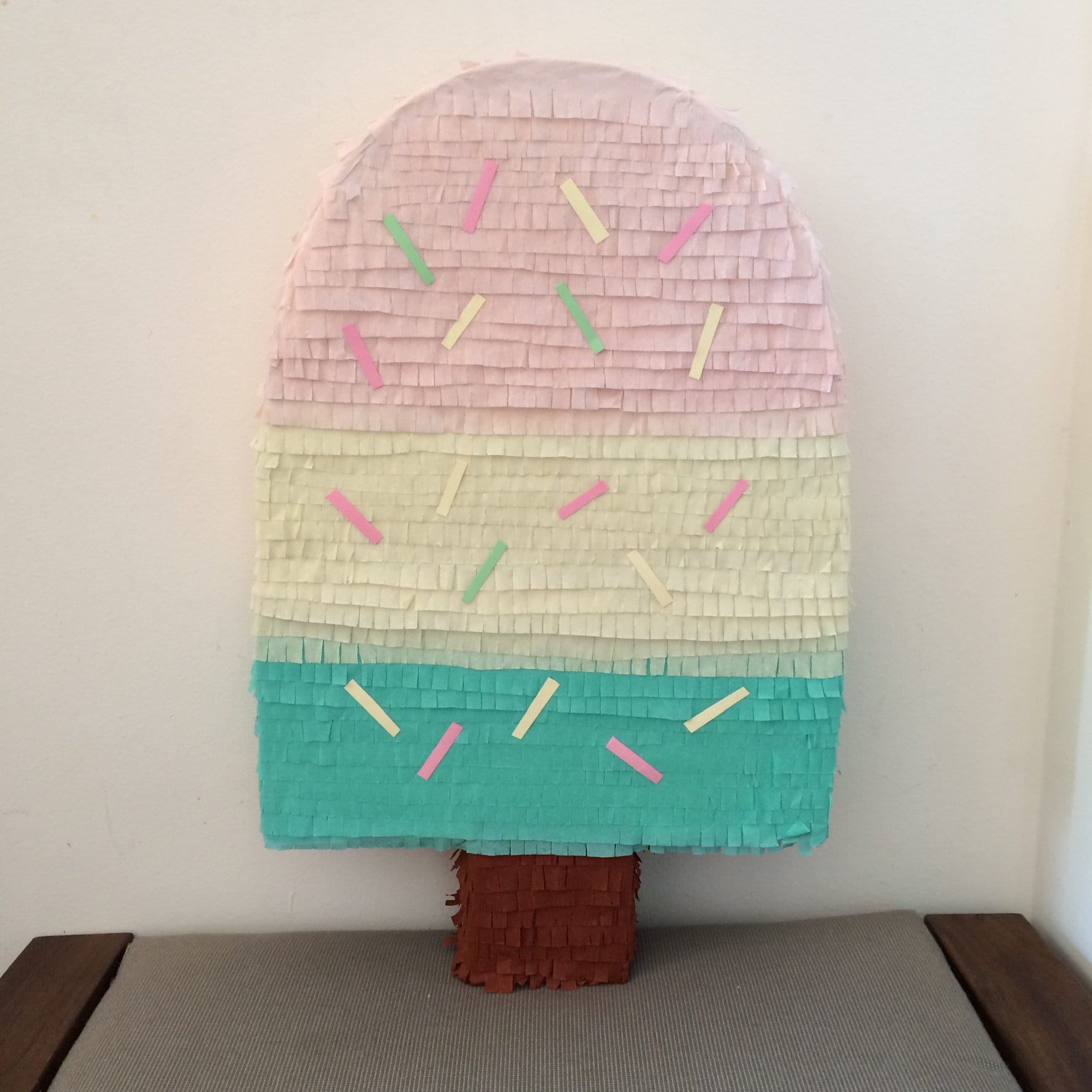 Popsicle Pinata, Ice Cream Pastel Pinata, Ice Cream Decoration - Etsy