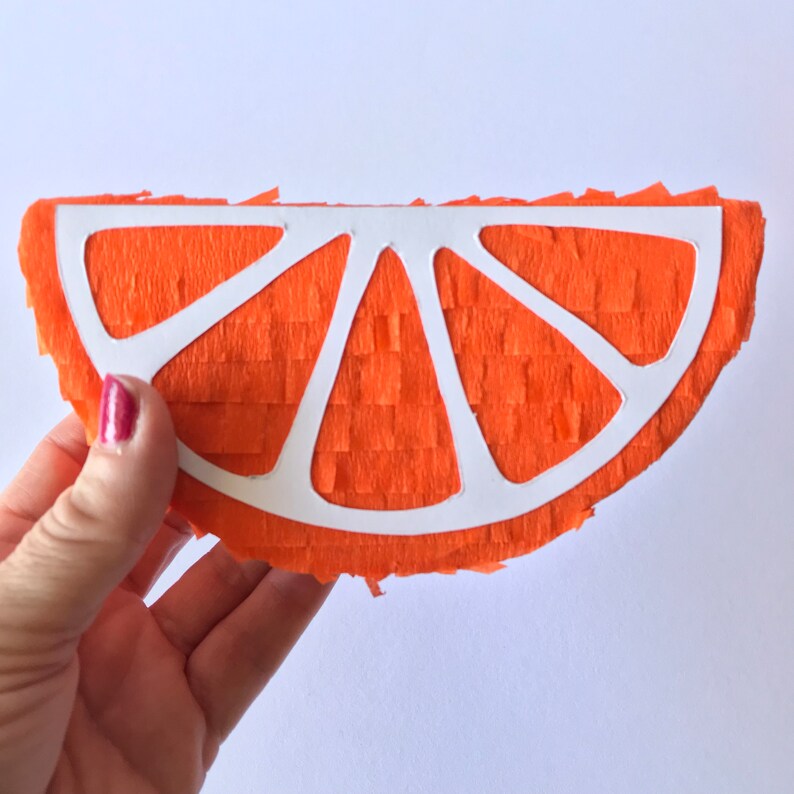 Orange Slice Mini Pinata - Etsy