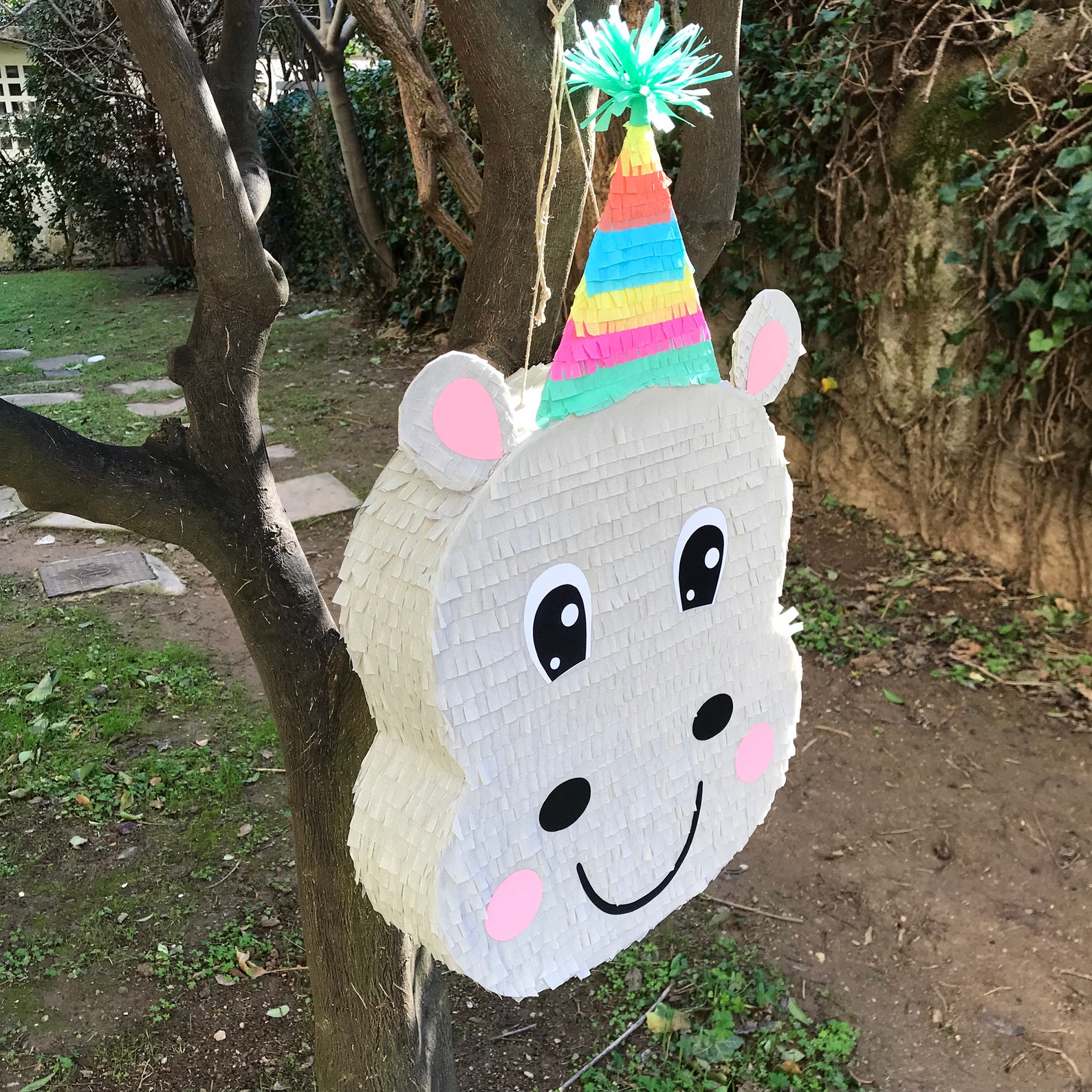 Hippo Birthday Pinata, Hippo Carnival Pinata, Hippopotamus Pinata ...