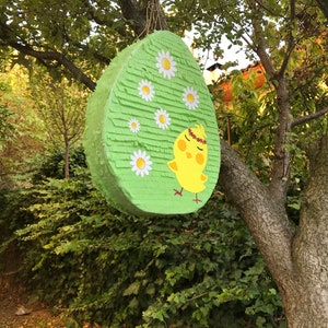 Easter Egg Chicken Pinata: Spring Party Decoration - Etsy