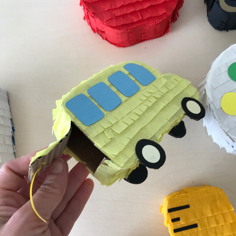 Pencil Palette Blackboard School Bus Calculator Ruler Mini Pinatas ...