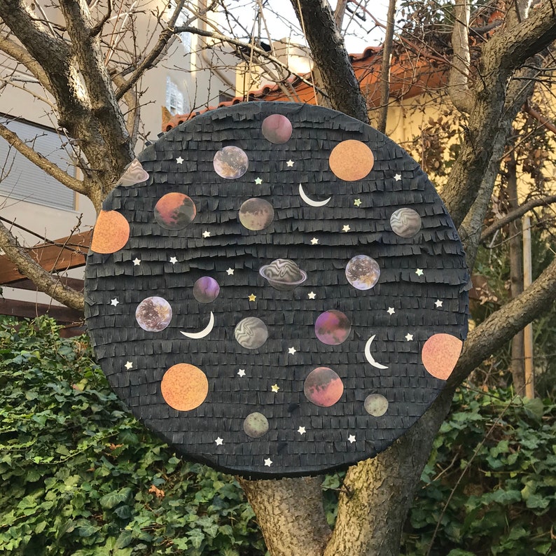 Space Pinata, Space Centerpiece, Outer Space Decoration - Etsy