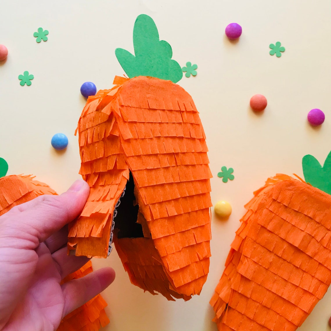 Easter Mini Pinatas, Bunny, Carrot, Chicken, Easter Egg Favors - Etsy