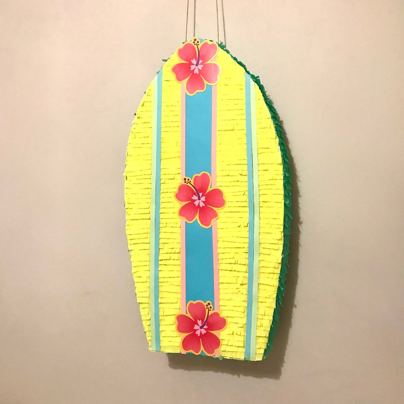 Surfboard Pinata, Surfboard Birthday Decoration - Etsy
