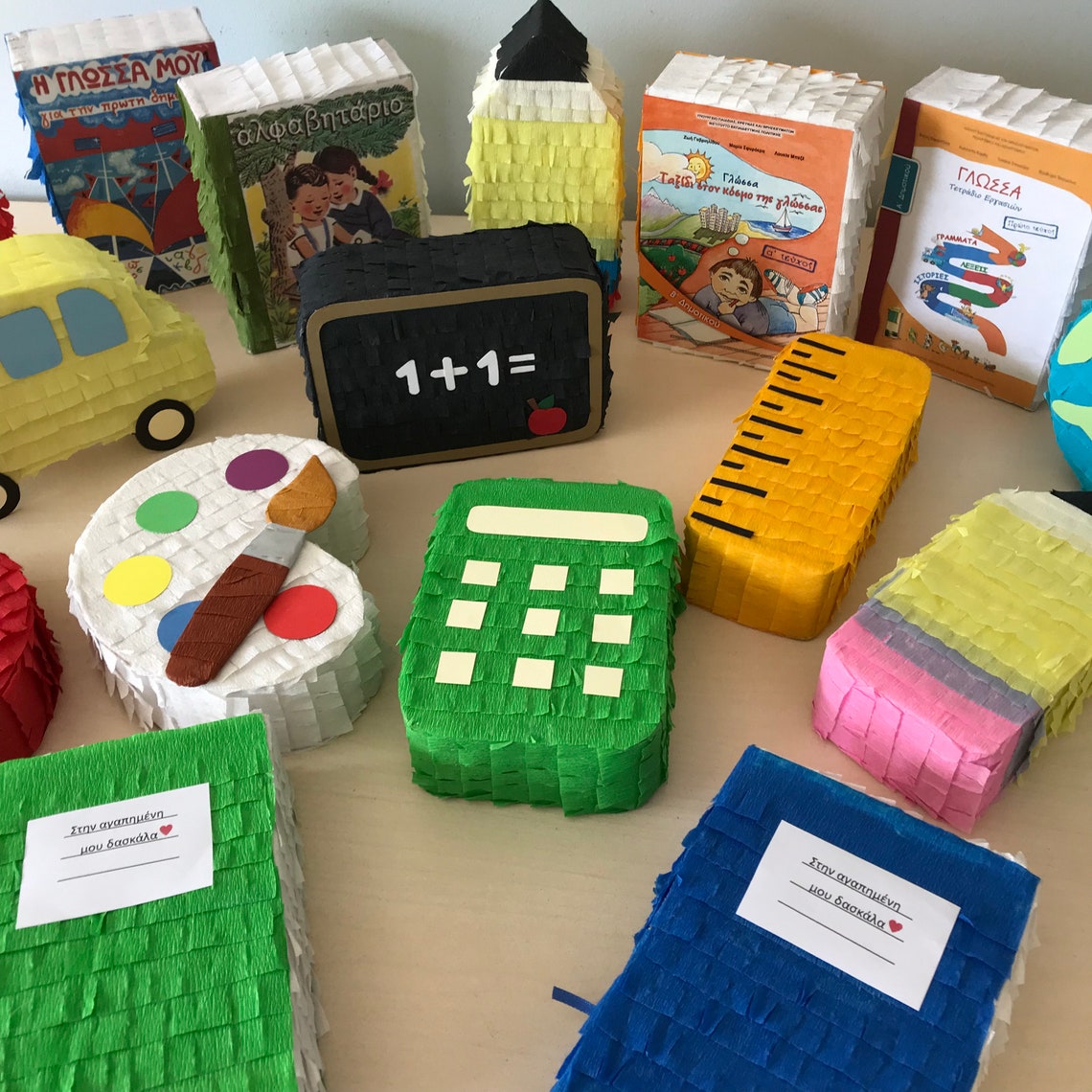 Back to School Mini Pinatas School Party Favors School - Etsy