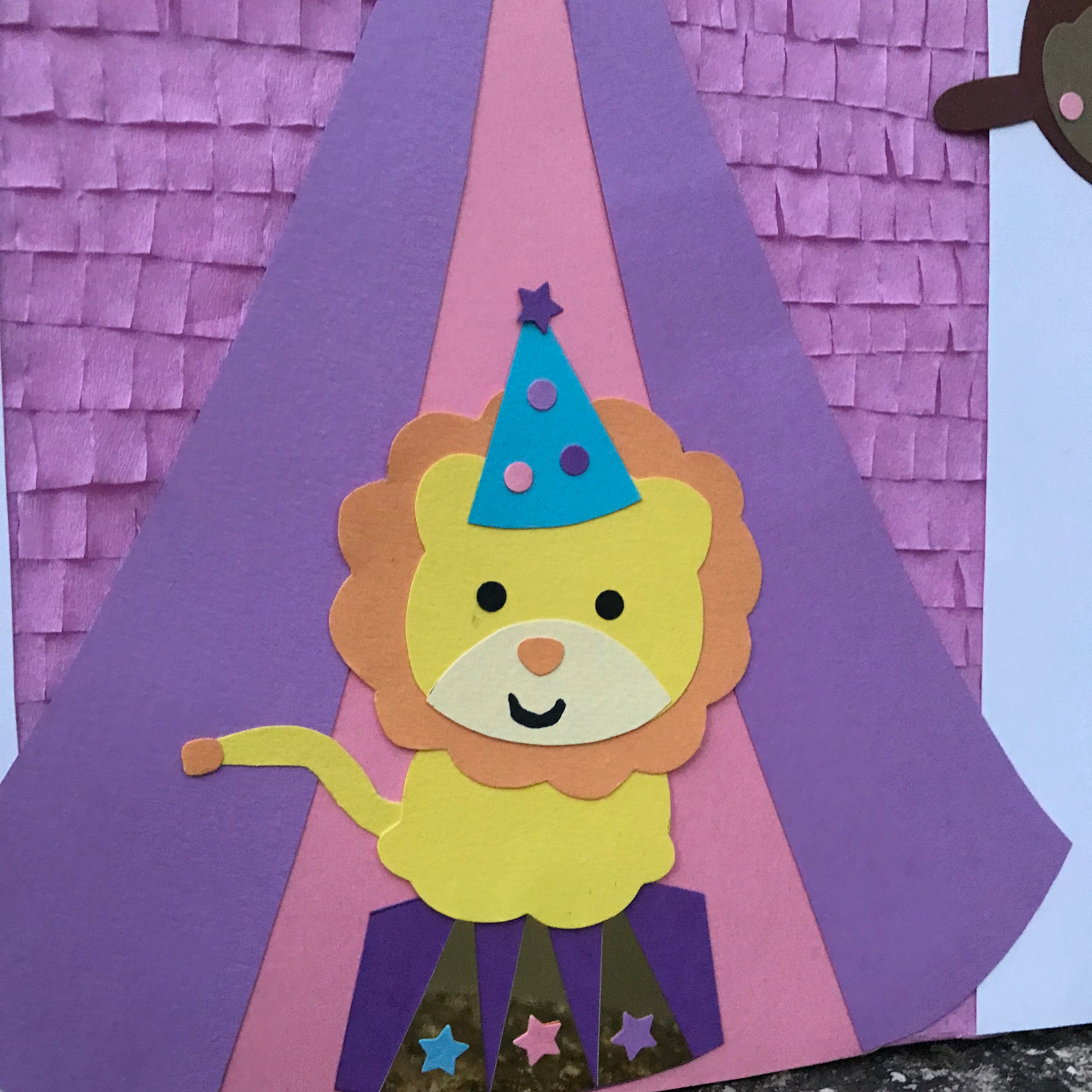 Pastel Circus Pinata With Carnival Animals - Etsy