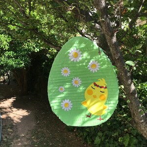 Easter Egg Chicken Pinata: Spring Party Decoration - Etsy