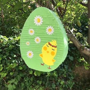Easter Egg Chicken Pinata: Spring Party Decoration - Etsy