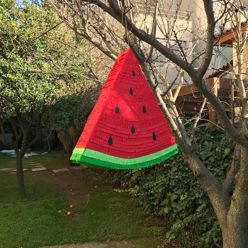 Watermelon Pinata, Watermelon Party Decoration - Etsy