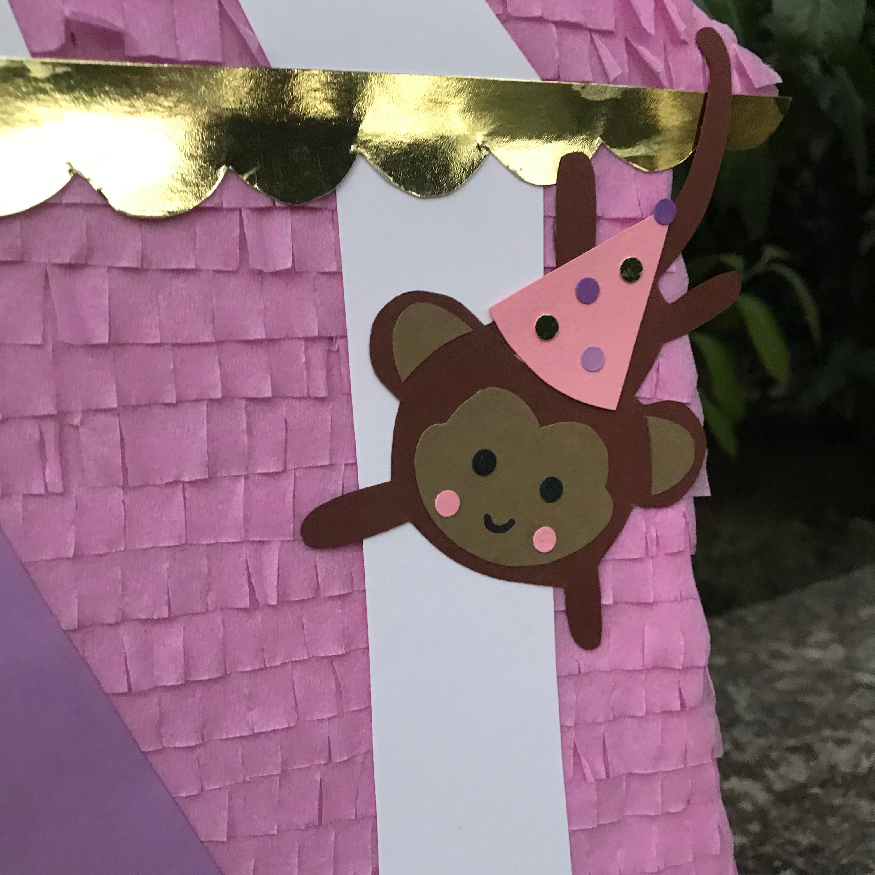 Pastel Circus Pinata With Carnival Animals - Etsy