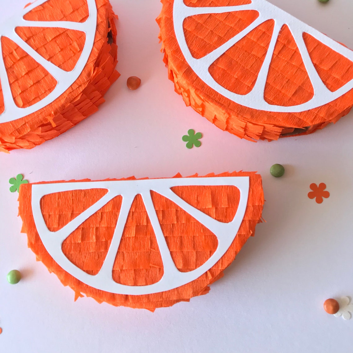 Orange Slice Mini Pinata - Etsy