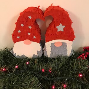 Christmas Gnome Mini Pinata - Etsy