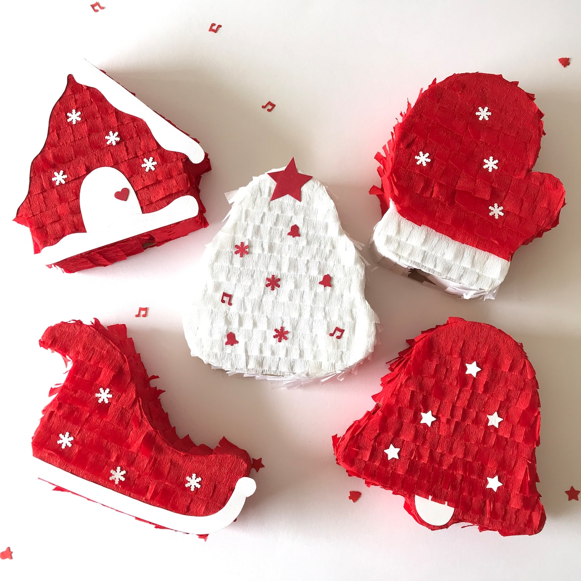 Mini Christmas Pinatas, Christmas Party Favors - Etsy