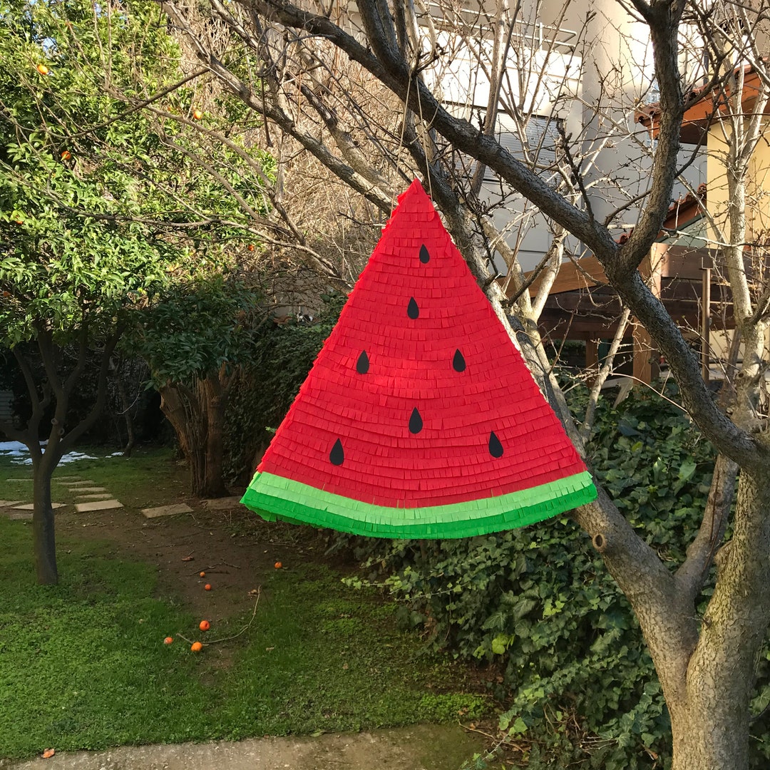 Watermelon Pinata, Watermelon Party Decoration - Etsy