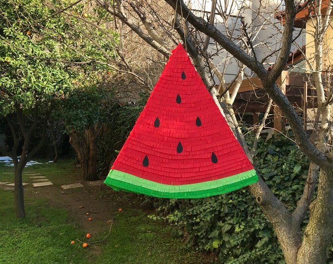 Watermelon Pinata, Watermelon Party Decoration - Etsy