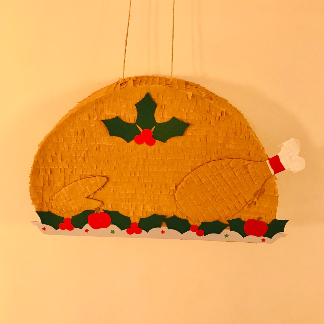 Christmas Turkey Pinata, Christmas Table Centerpiece - Etsy