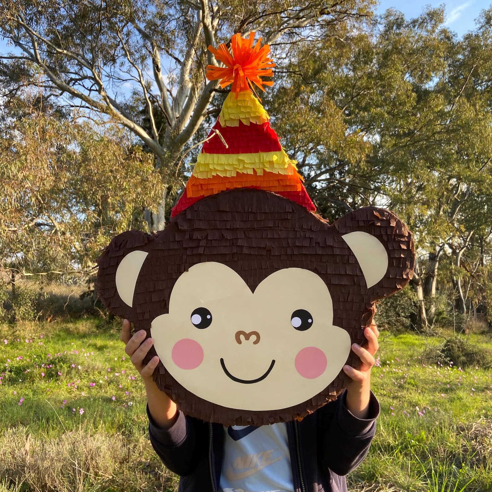 Monkey Pinata, Monkey Party Decoration - Etsy
