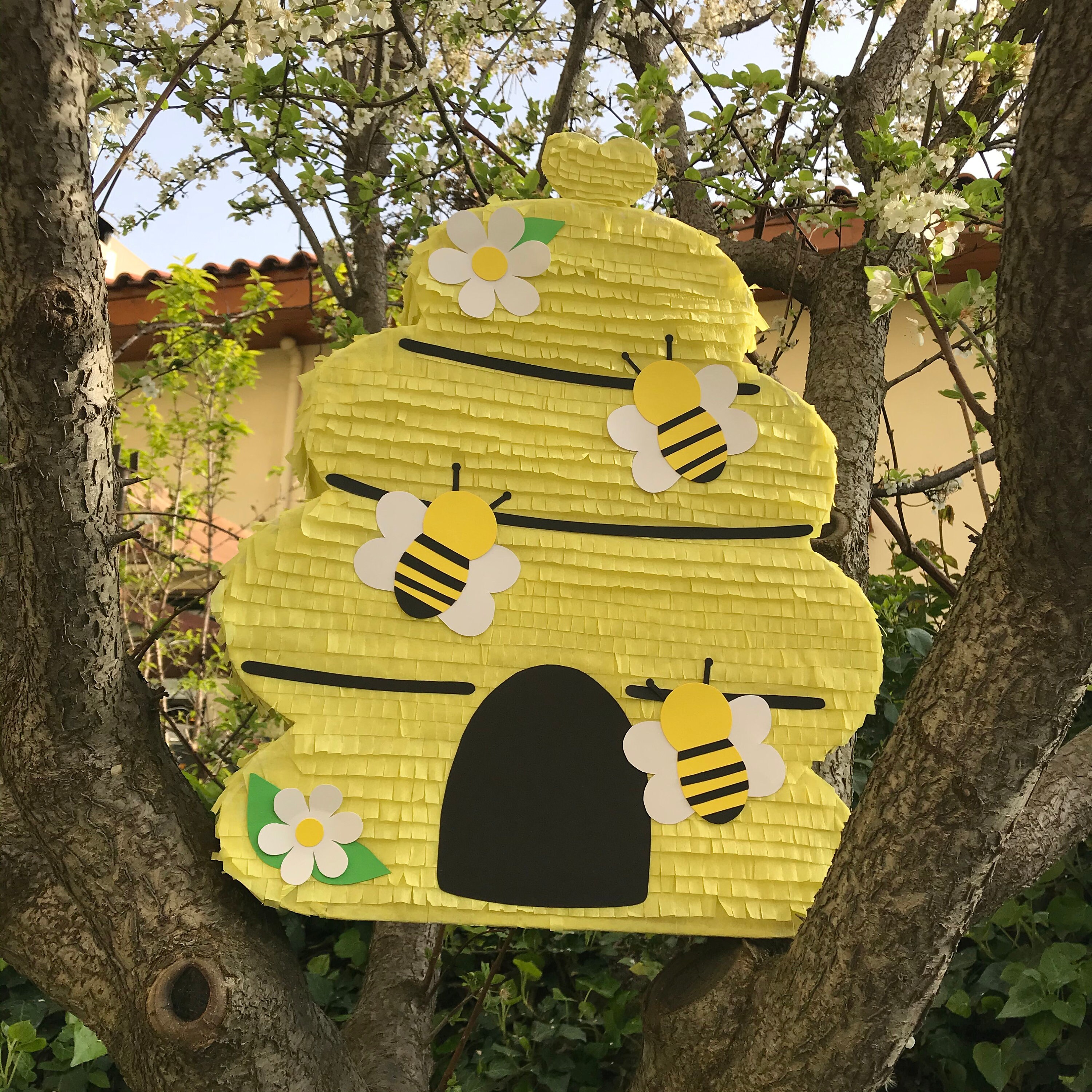 Honey Bee Hive Pinata: Gender Reveal Party Decoration - Etsy