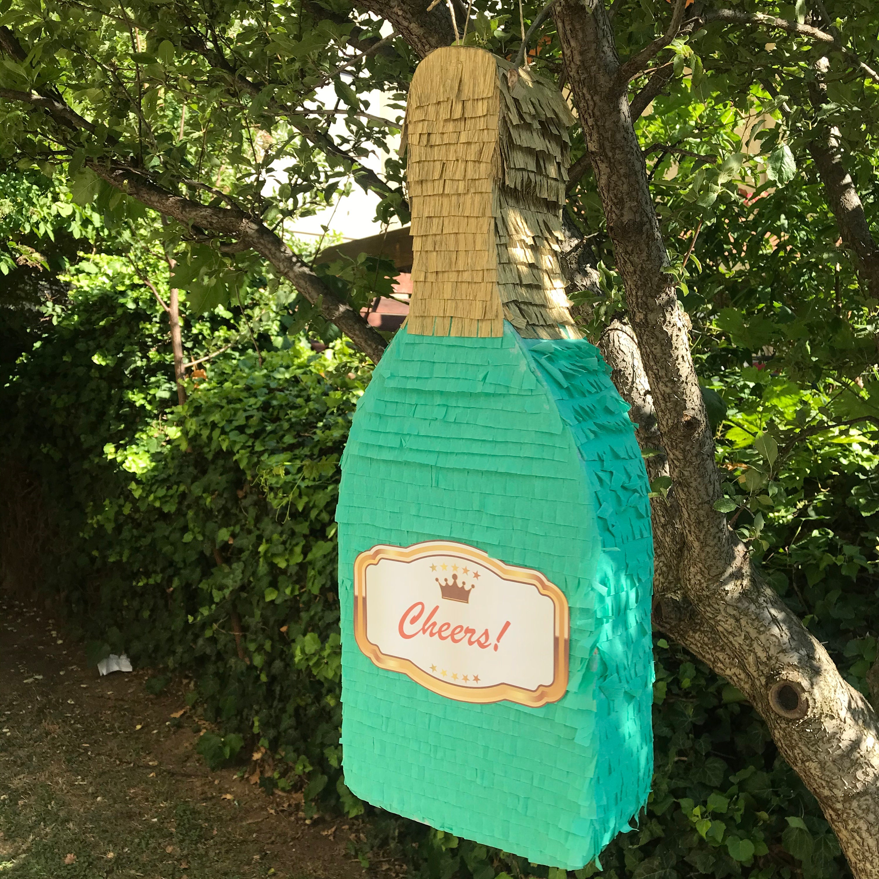 Champagne Bottle Pinata - Etsy UK