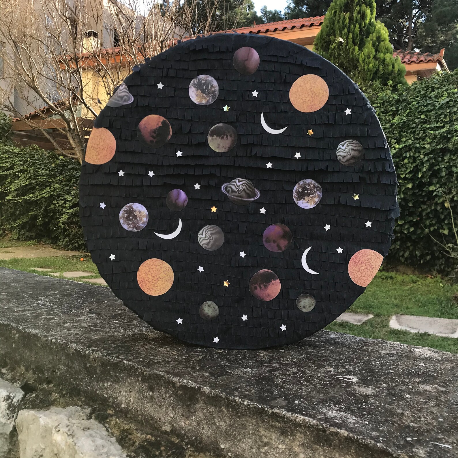 Space Pinata Space Centerpiece Outer Space Decoration - Etsy