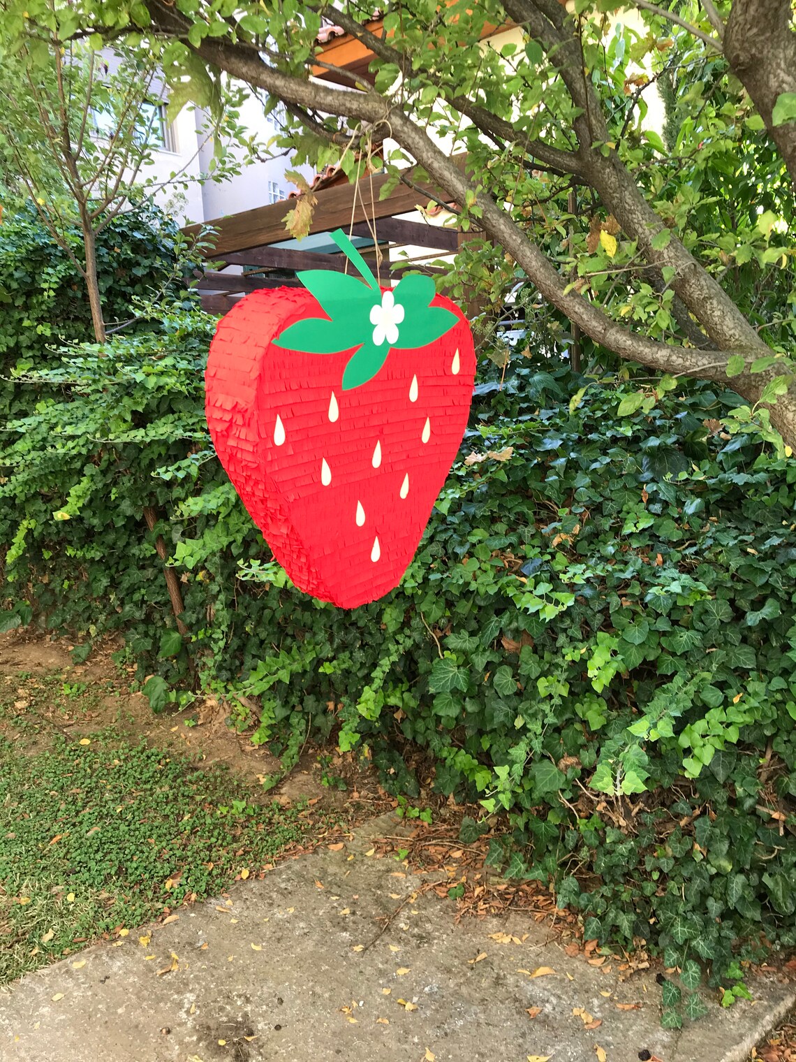Strawberry Pinata for Spring Parties, Strawberry 1st Birthdays ...
