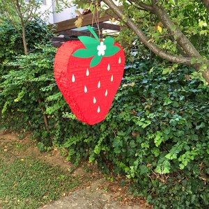 Strawberry Pinata for Spring Parties, Strawberry 1st Birthdays ...